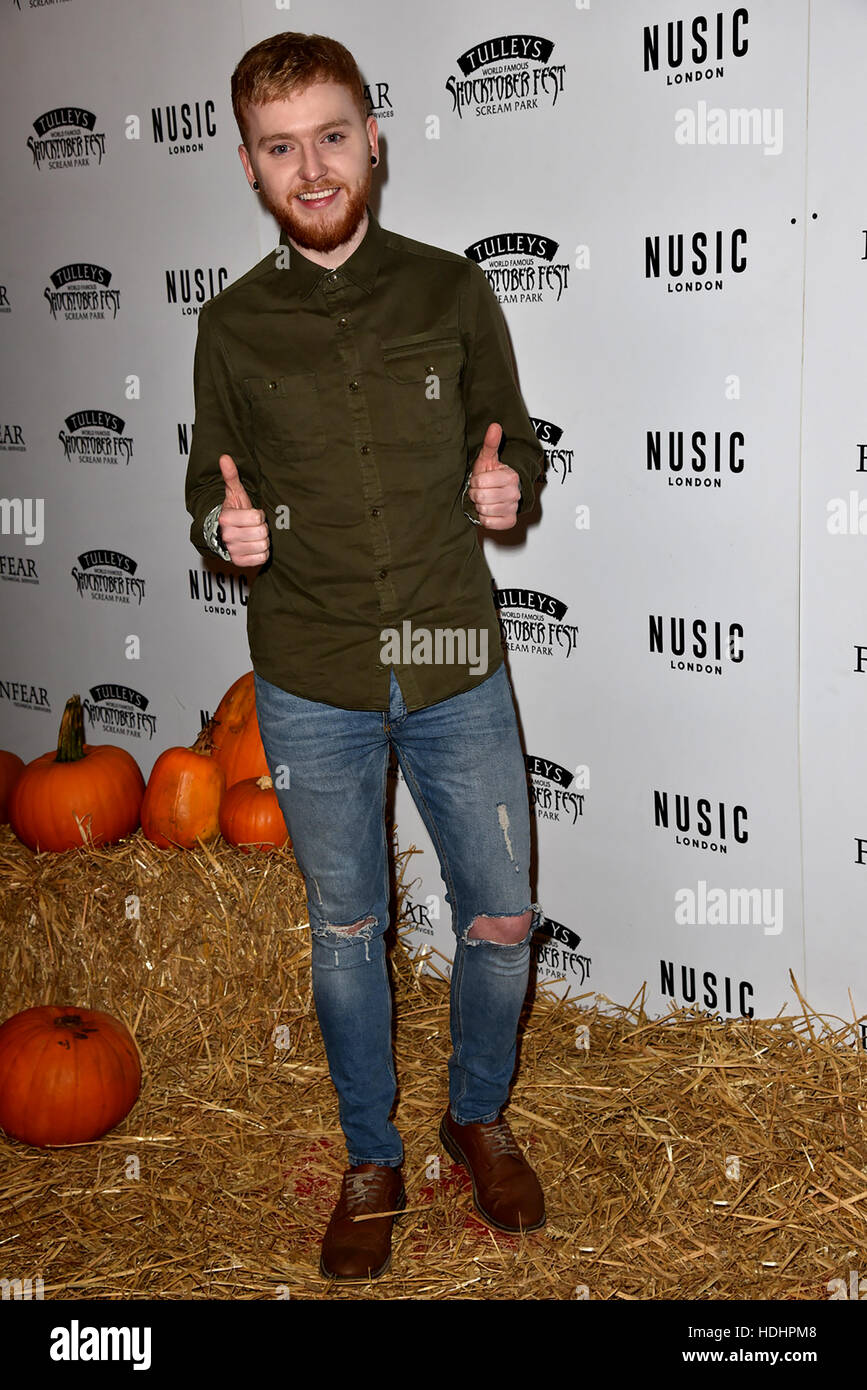 Niall Sexton attending the VIP and press night of Shocktober Fest, at ...