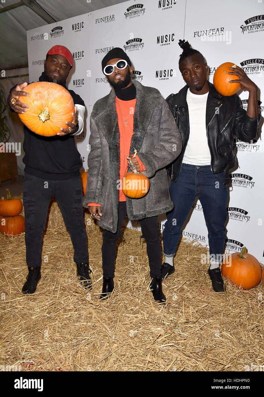 Rough Copy attending the VIP and press night of Shocktober Fest, at ...