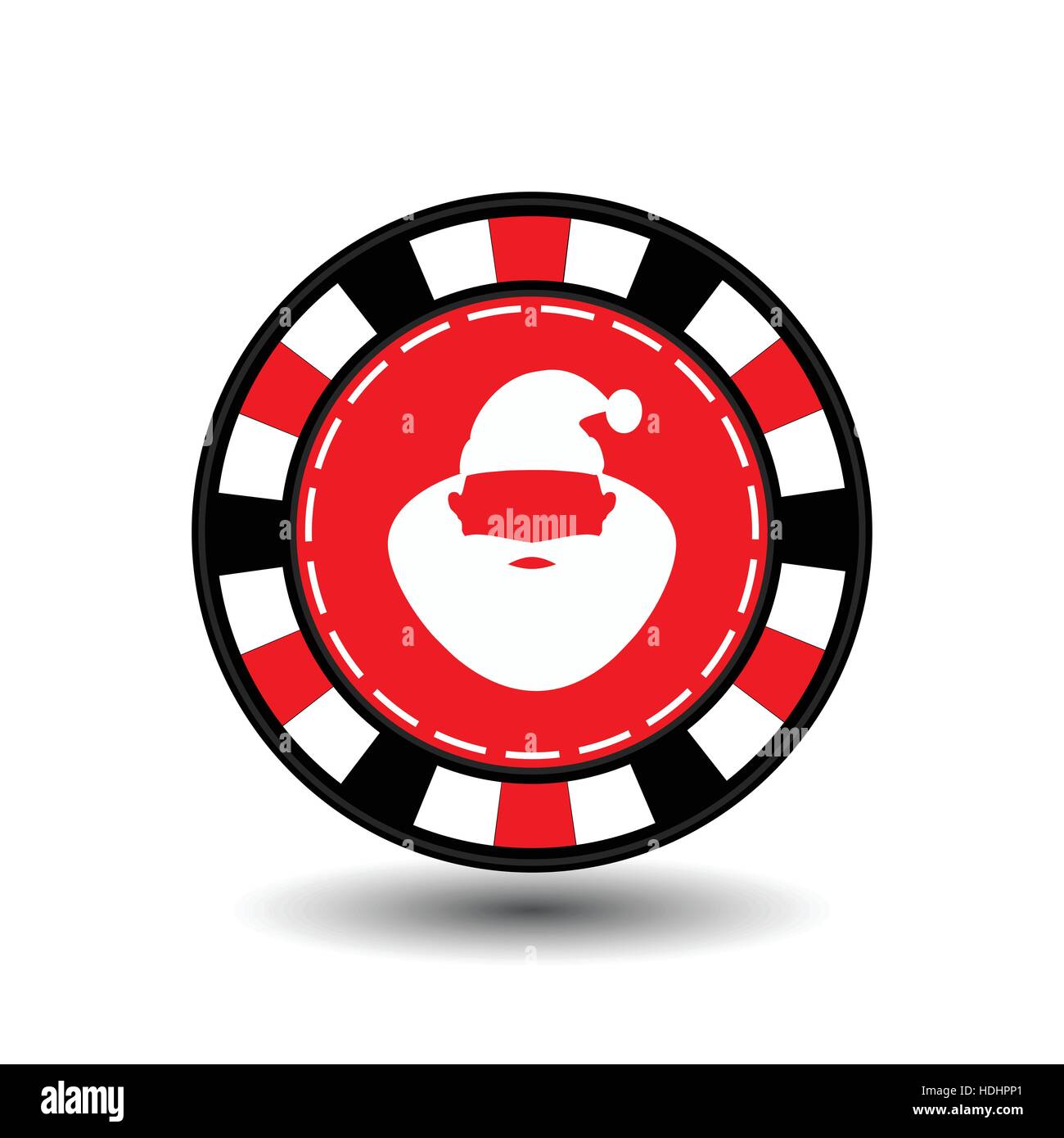 Poker christmas card merry Stock Vector Images - Alamy