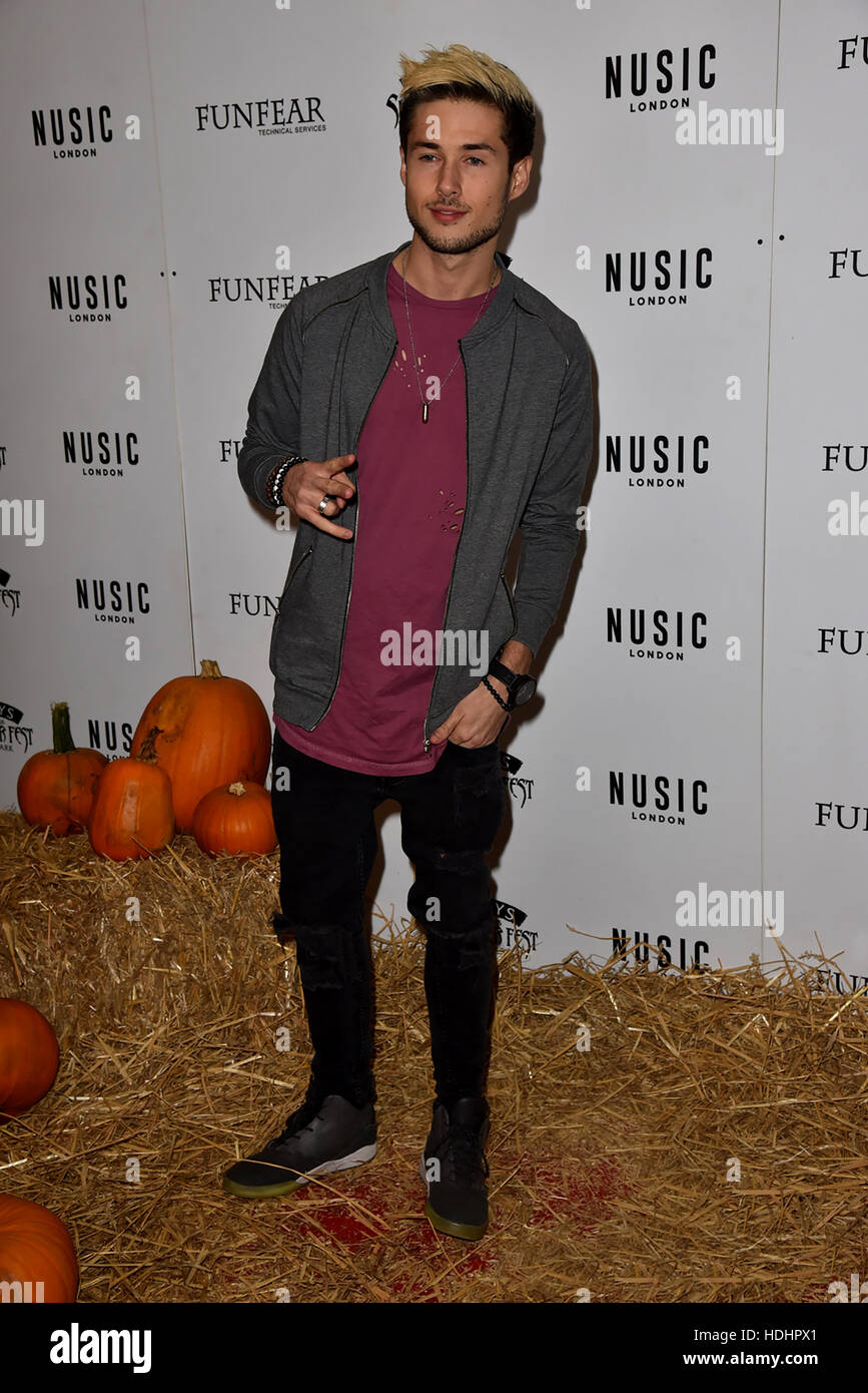 Taylor Jones attending the VIP and press night of Shocktober Fest, at ...