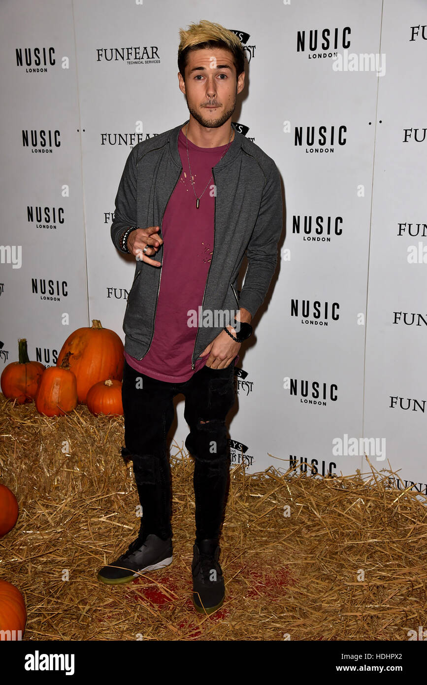 Taylor Jones attending the VIP and press night of Shocktober Fest, at ...