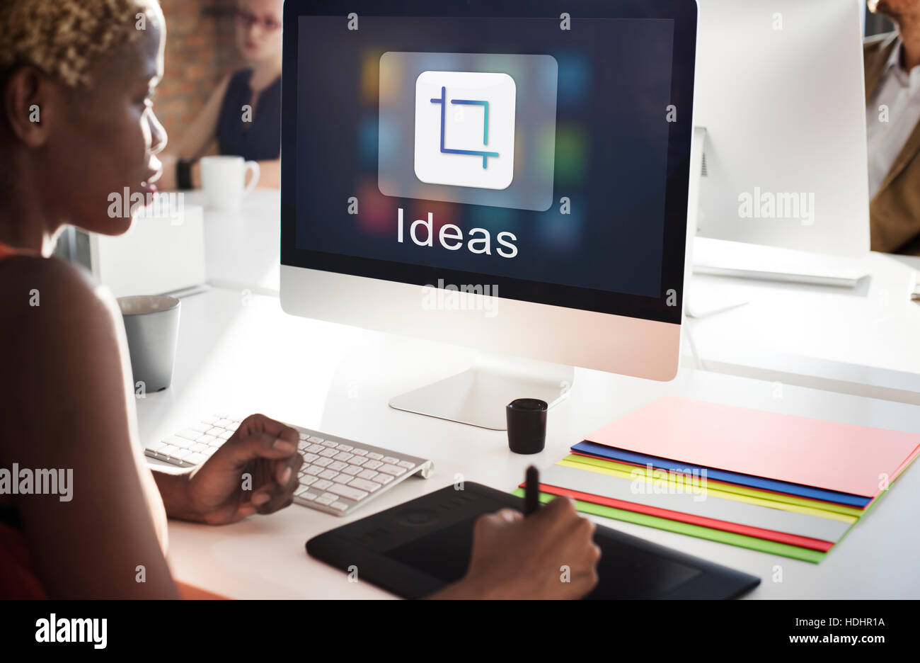 Mobile Application Design Illustrator Creativity Concept Stock Photo ...