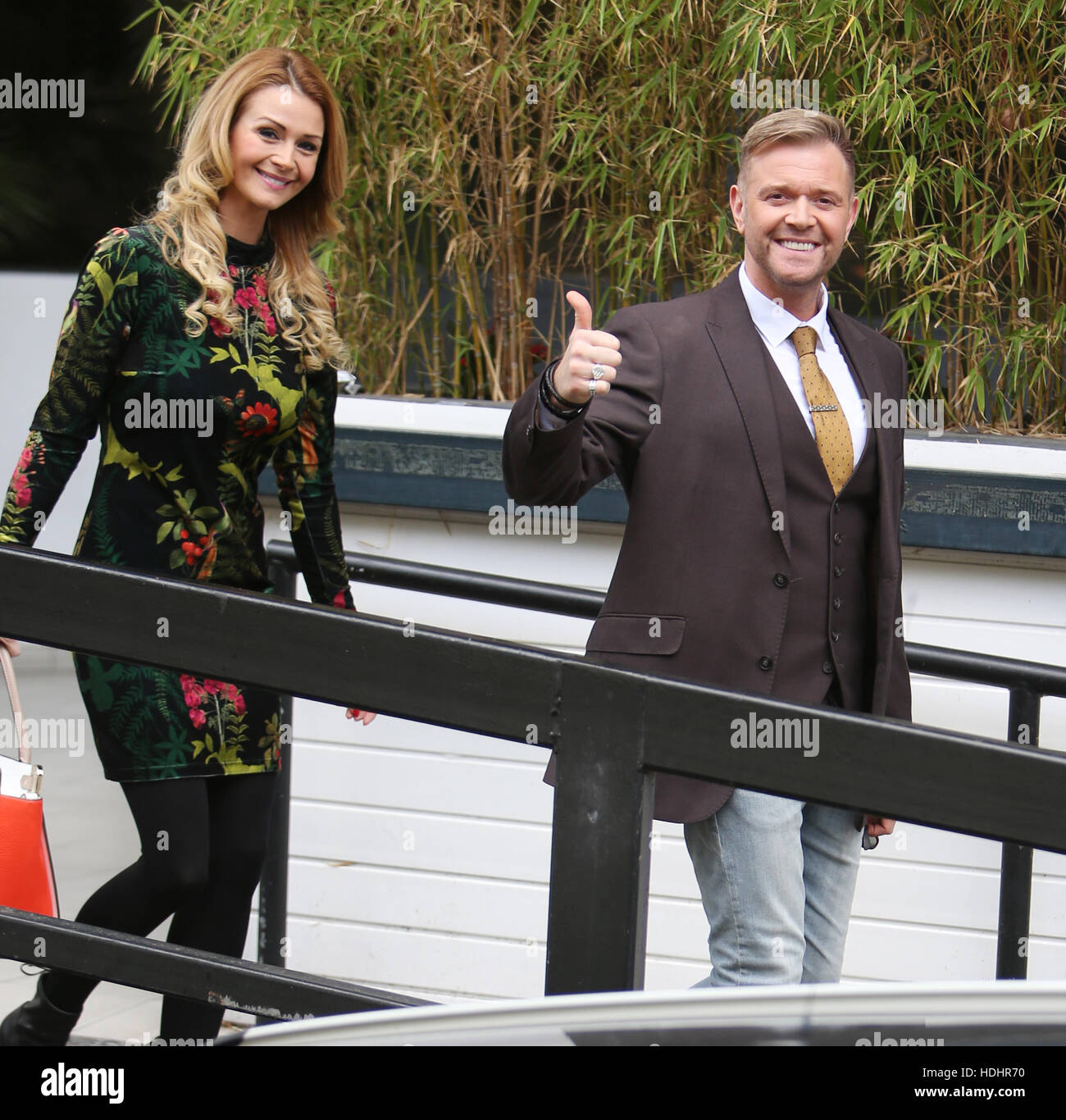 Darren Day and his wife Stephanie Dooley outside ITV Studios Featuring ...