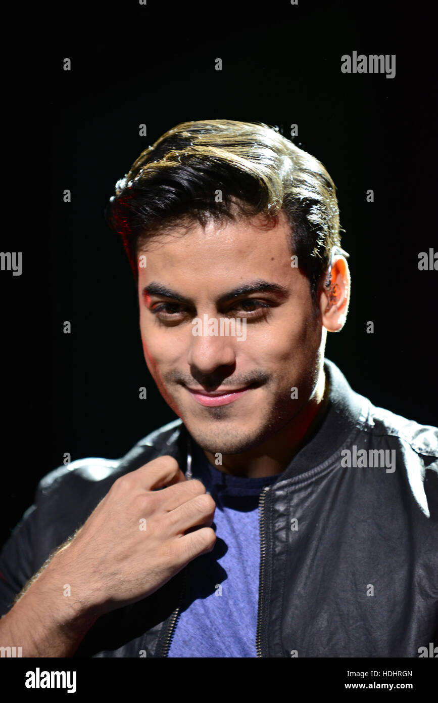 Carlos Rivera performing live on stage at American Airlines Arena in ...