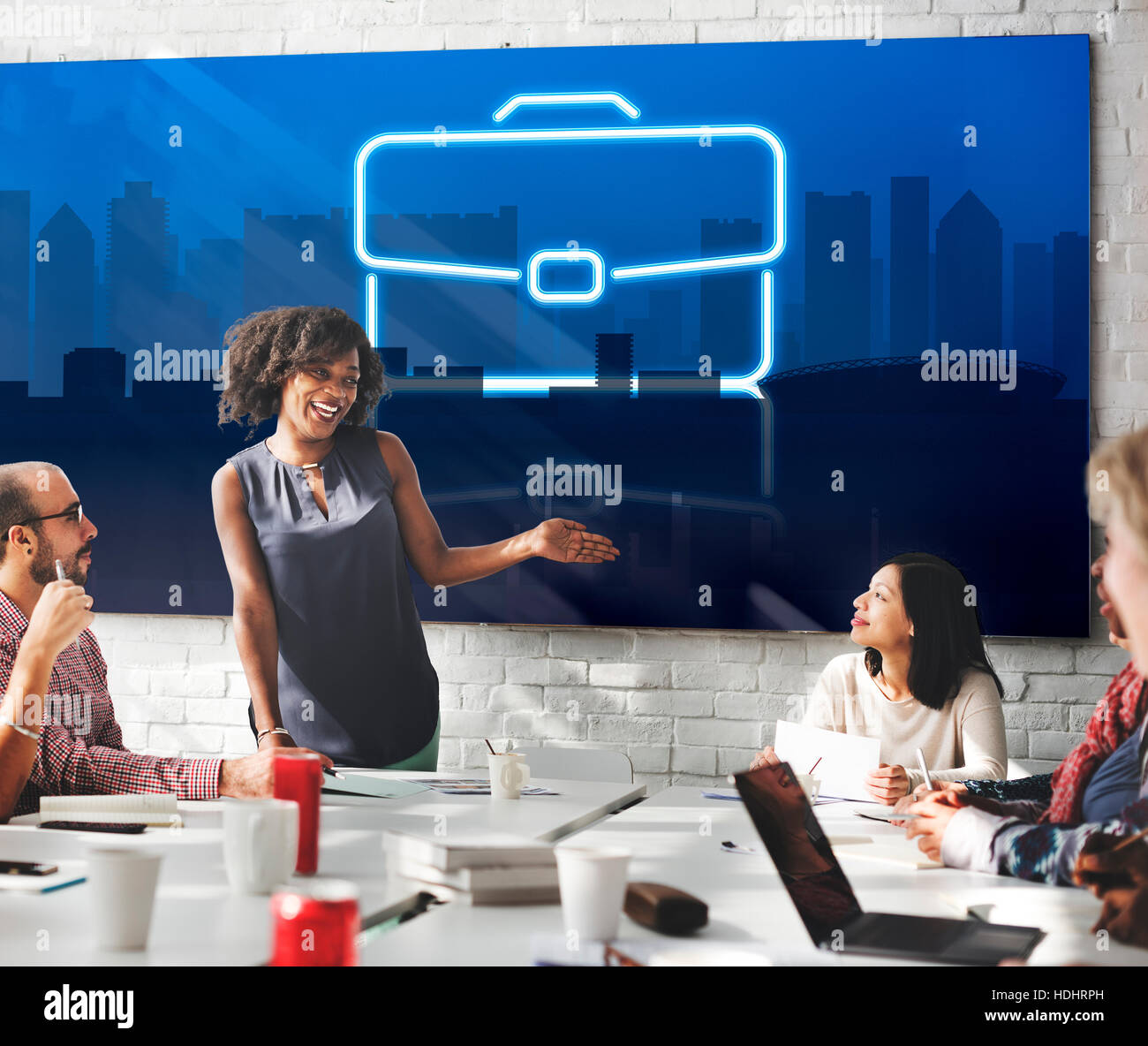 Suitcase Case Business Work Bag Concept Stock Photo - Alamy