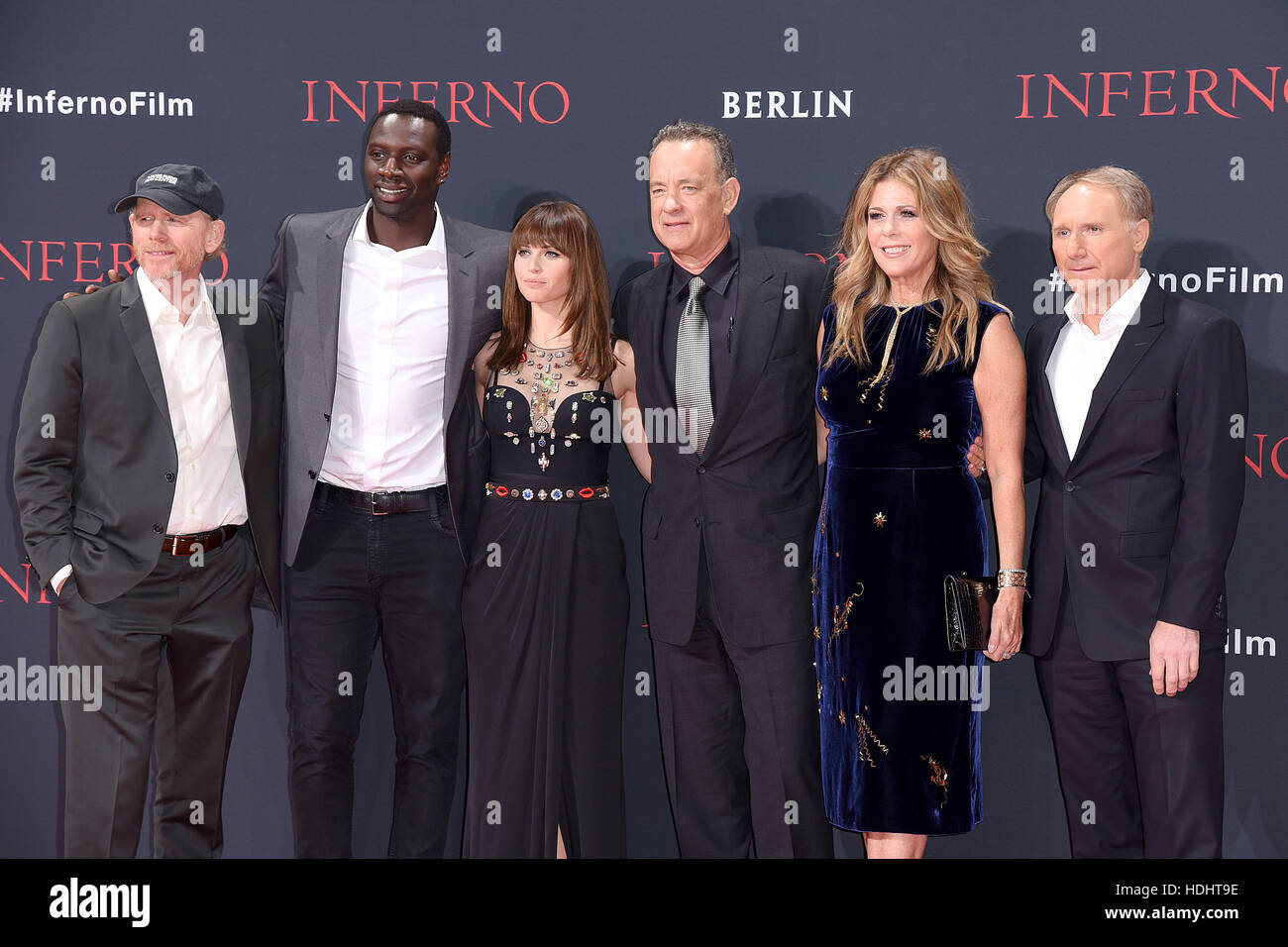 German premiere of 'Inferno' at CineStar IMAX Sony Center at Potsdamer ...