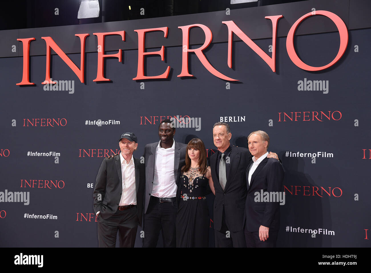 German premiere of 'Inferno' at CineStar IMAX Sony Center at Potsdamer ...