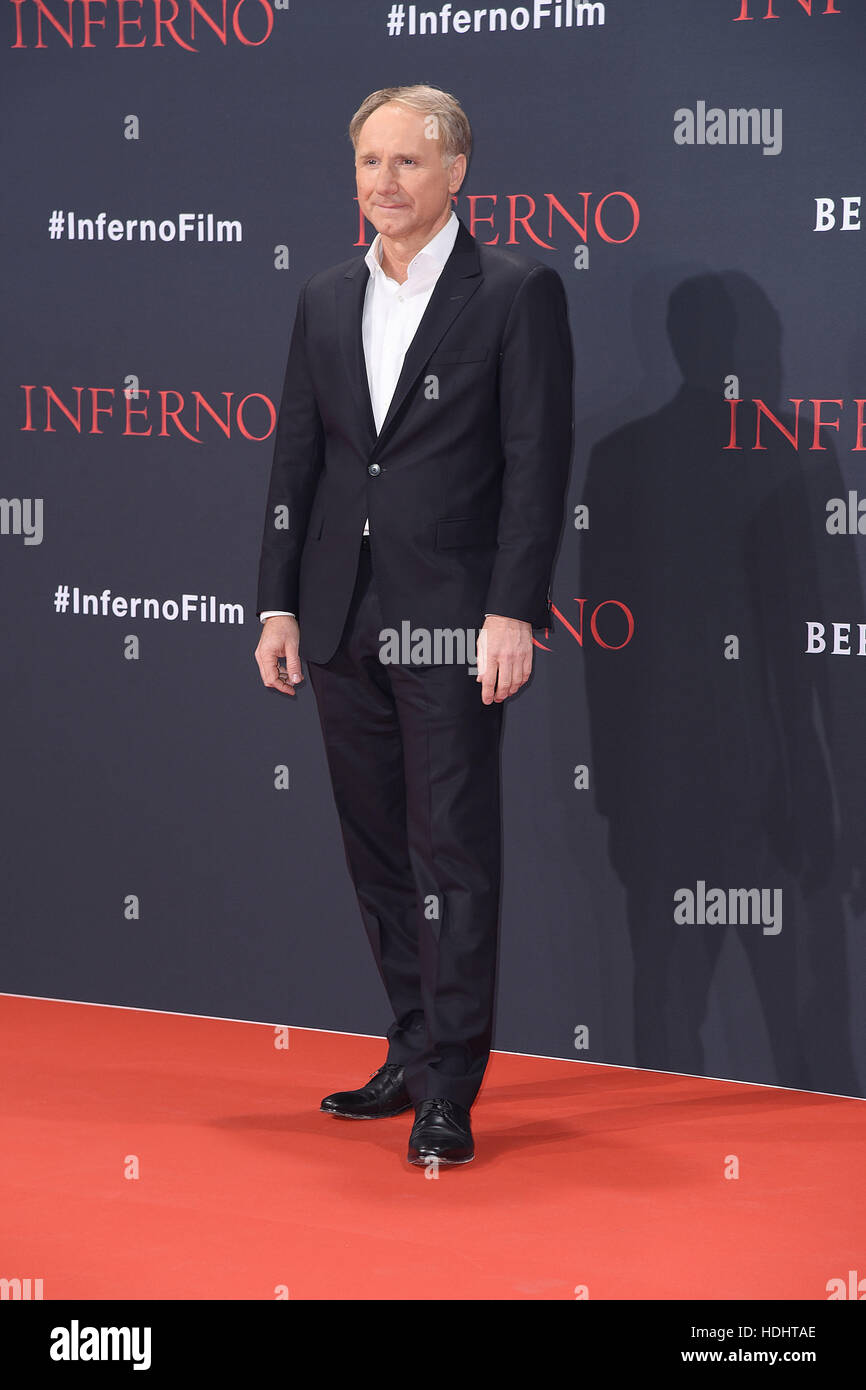 German premiere of 'Inferno' at CineStar IMAX Sony Center at Potsdamer ...