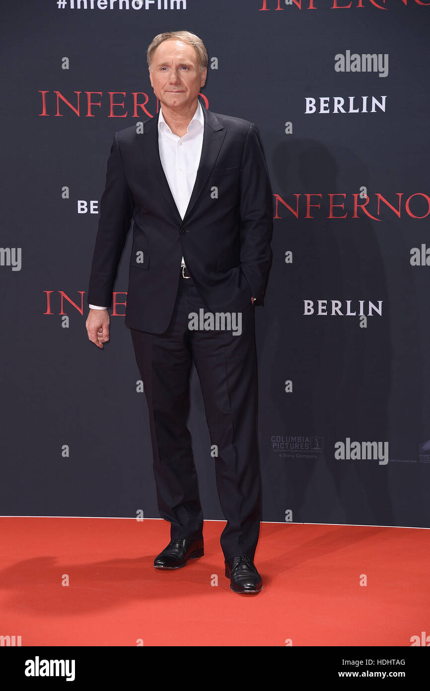 German premiere of 'Inferno' at CineStar IMAX Sony Center at Potsdamer ...