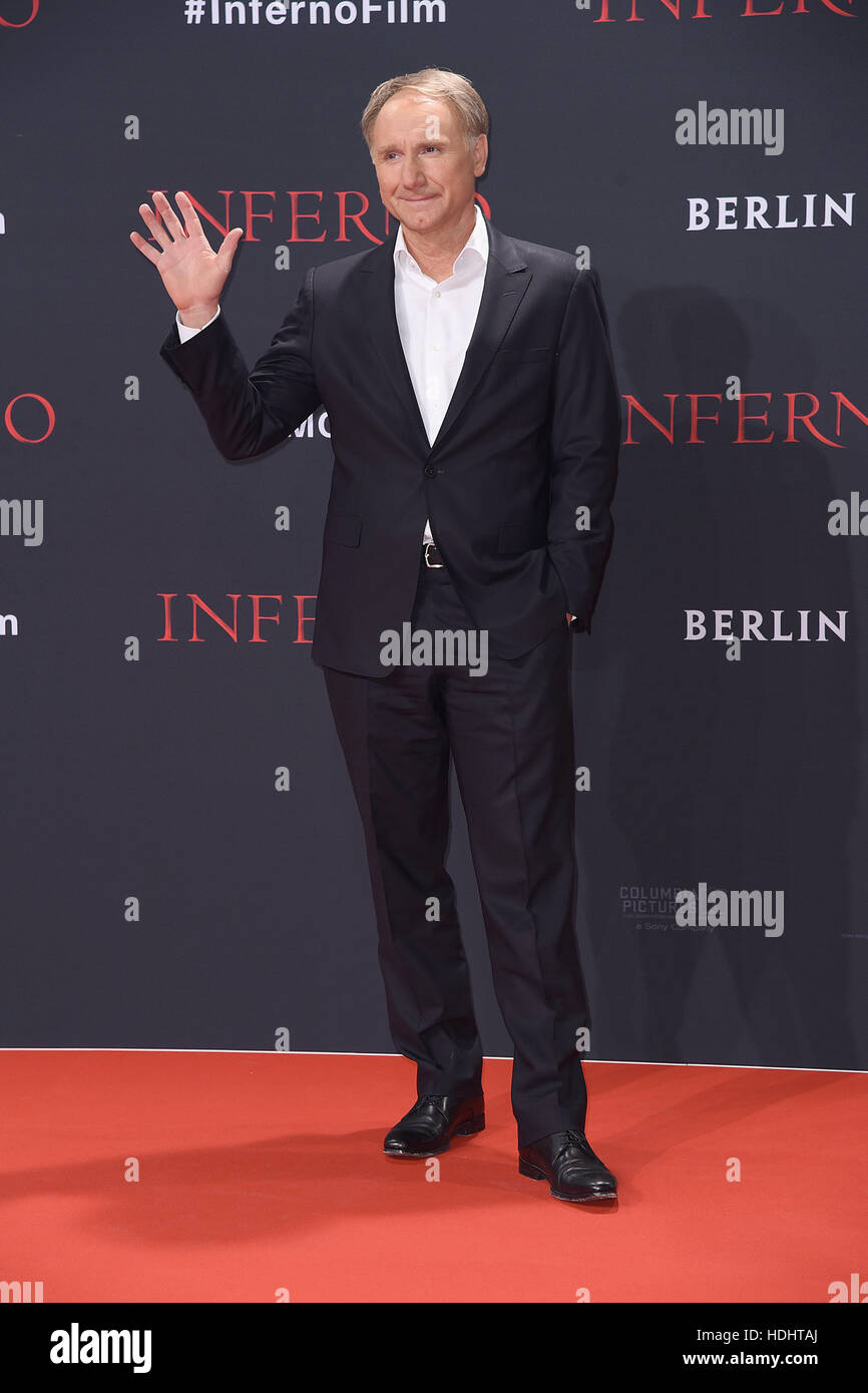 German premiere of 'Inferno' at CineStar IMAX Sony Center at Potsdamer ...