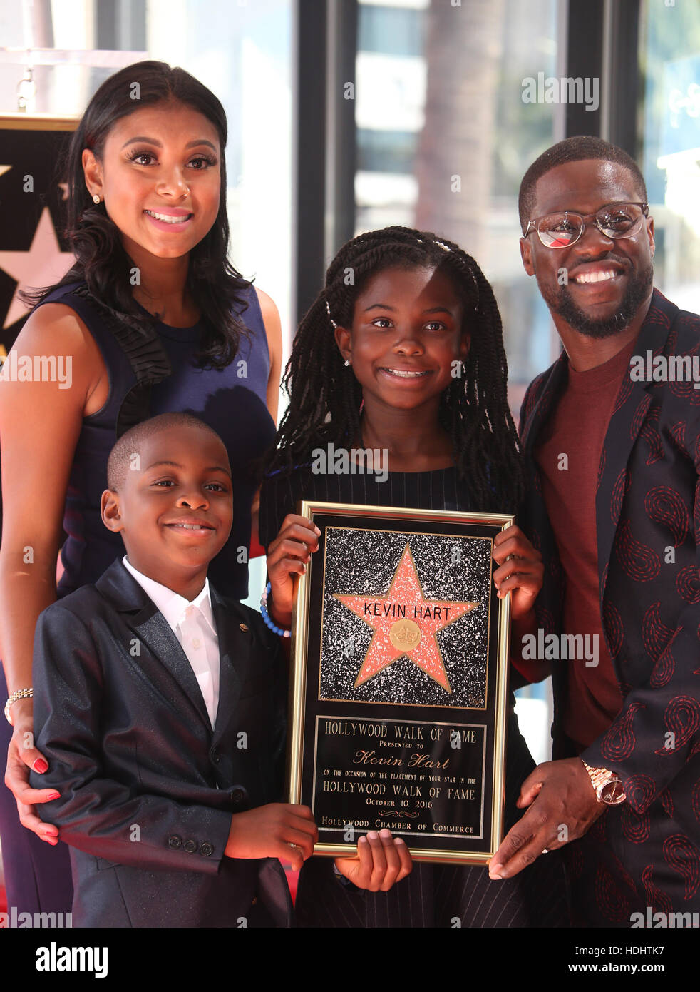 Comedian Kevin Hart is honored with a star on the Hollywood Walk of ...