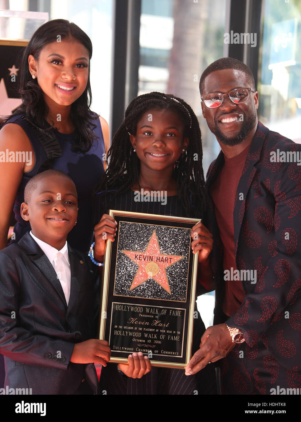 Comedian Kevin Hart is honored with a star on the Hollywood Walk of ...