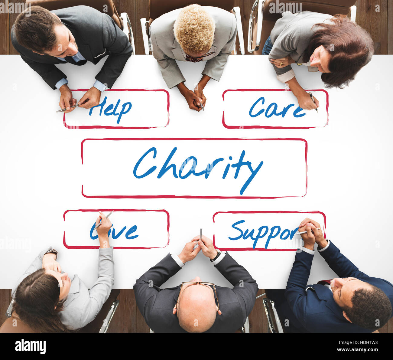Community Donations Fundraising Volunteer Concept Stock Photo - Alamy