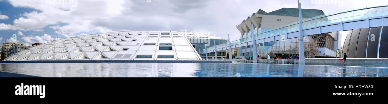 The Royal Library of Alexandria in Alexandria, Egypt. Panorama Stock ...