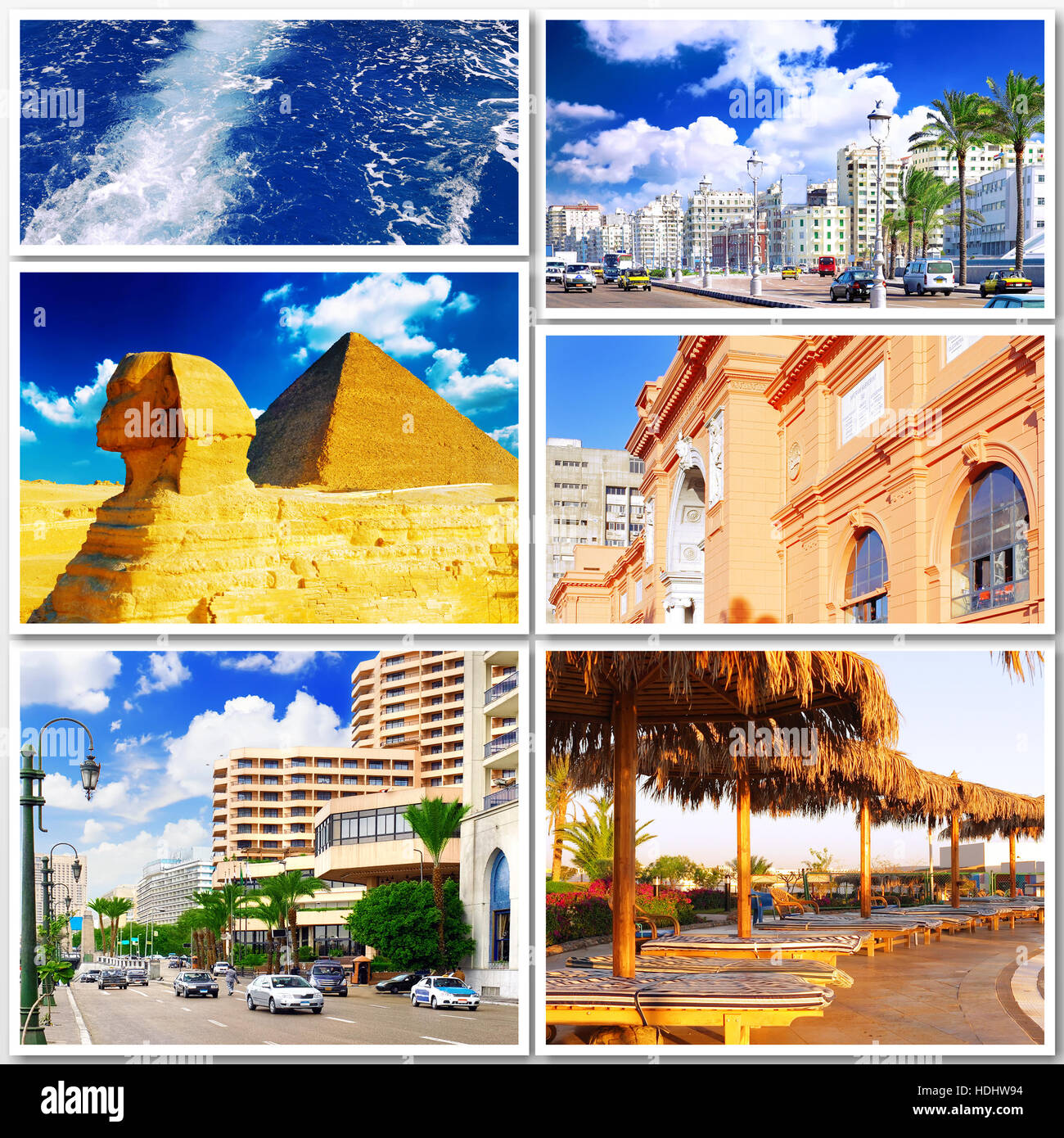 Egypt collage hi-res stock photography and images - Alamy