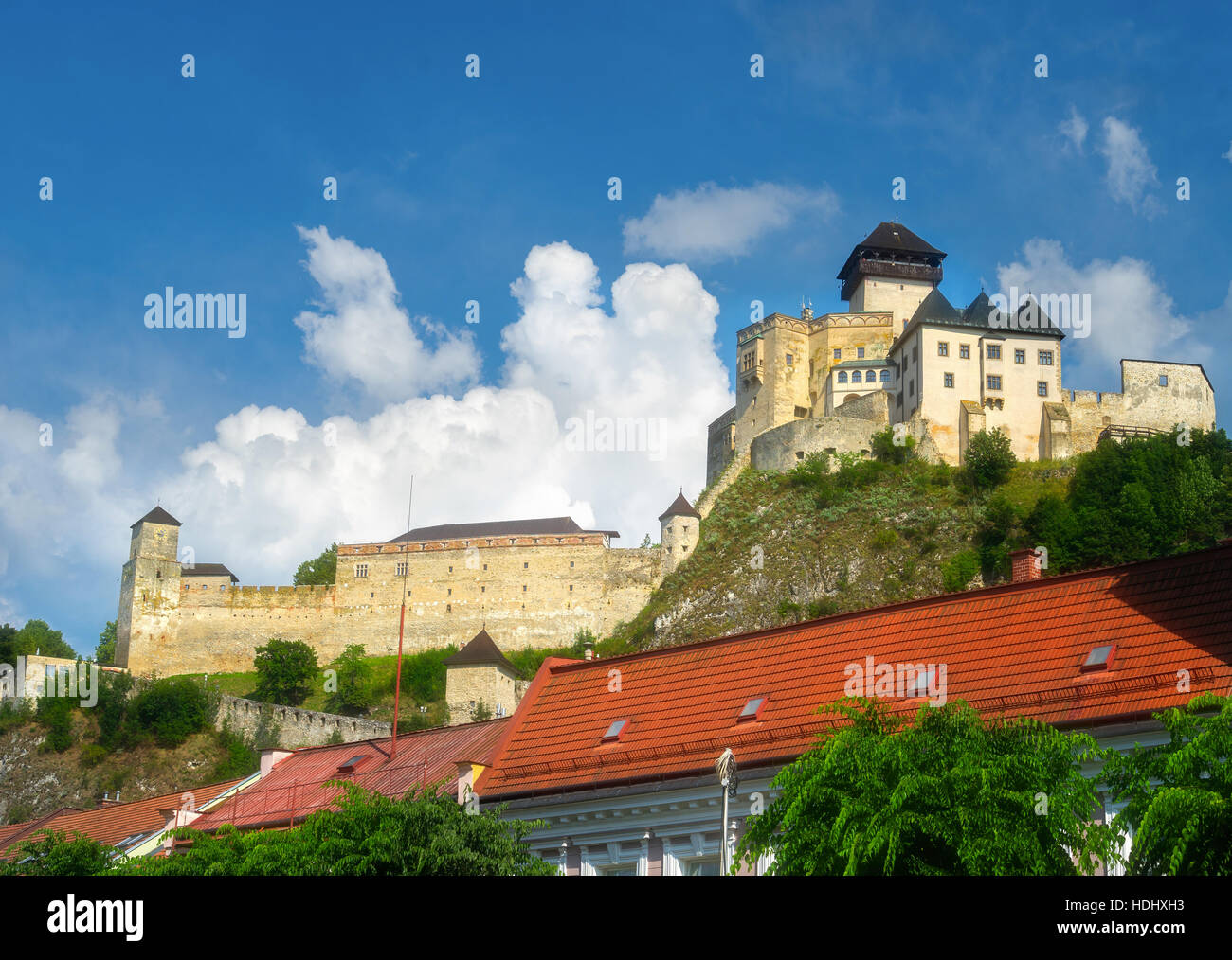 Trencin Castle, Slovakia Stock Photo - Alamy