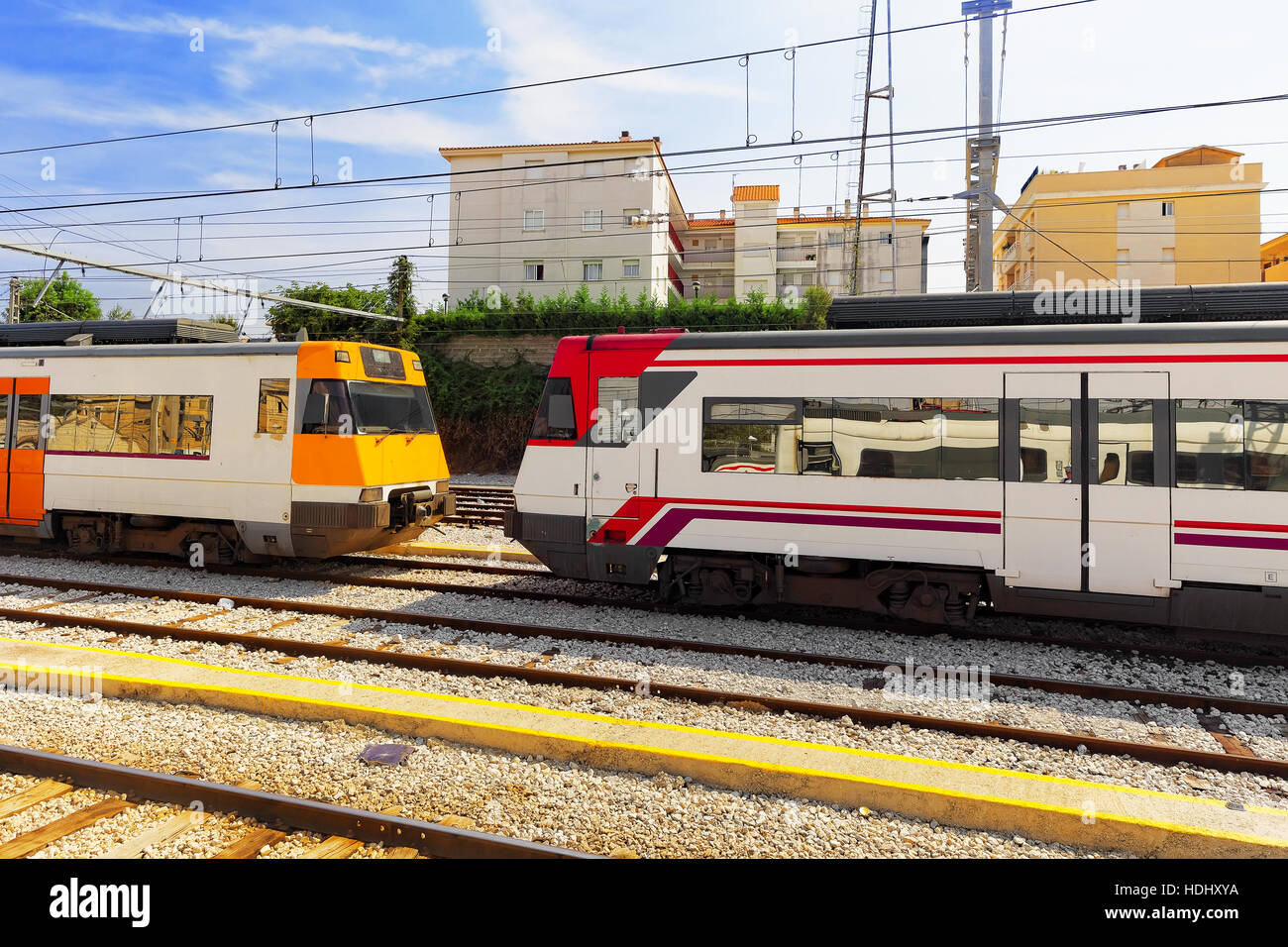 Suburban railway hi hi-res stock photography and images - Alamy