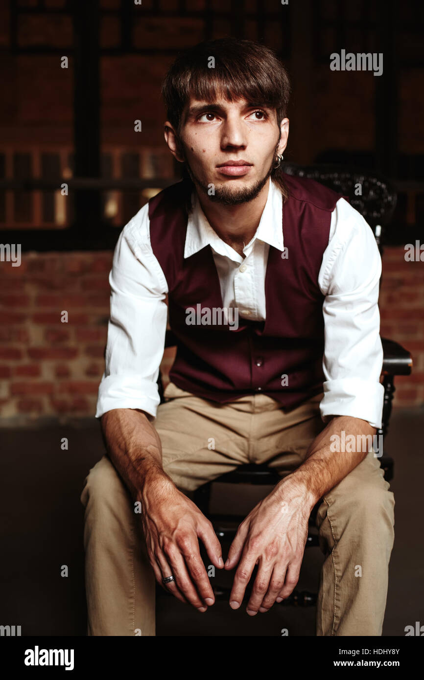 Siiting in a hi-res stock photography and images - Alamy