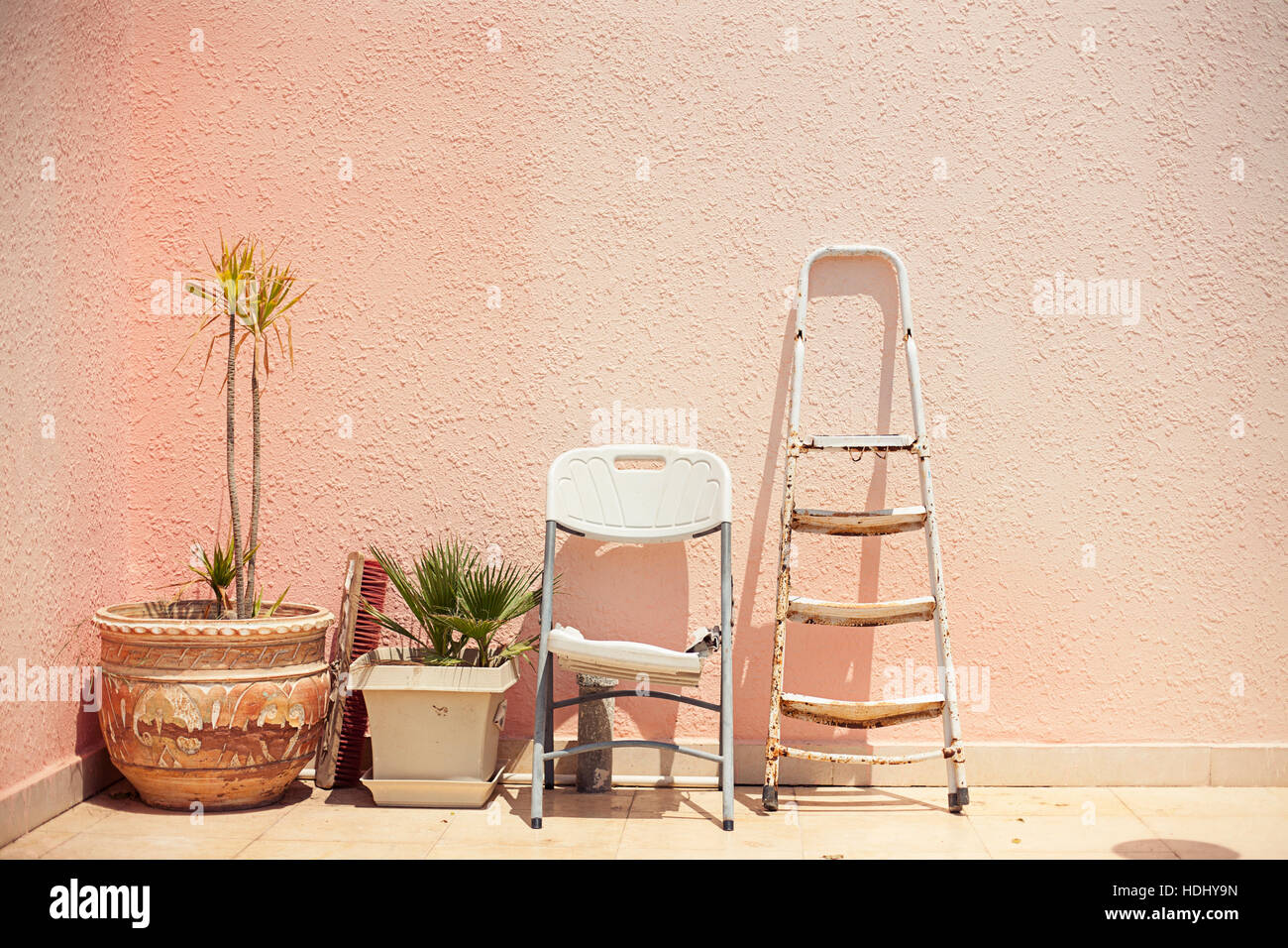 Objects standing in a row Stock Photo - Alamy