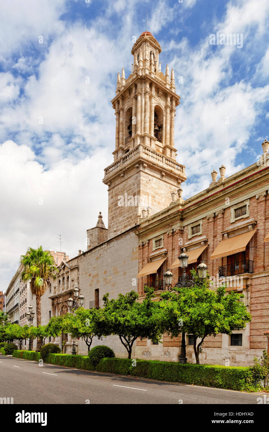 Cityscape historical places of Valencia - city in Spain Stock Photo - Alamy