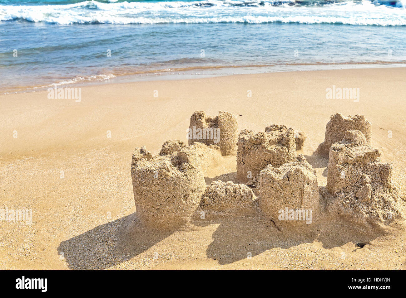 Destroyed sand castle hi-res stock photography and images - Alamy