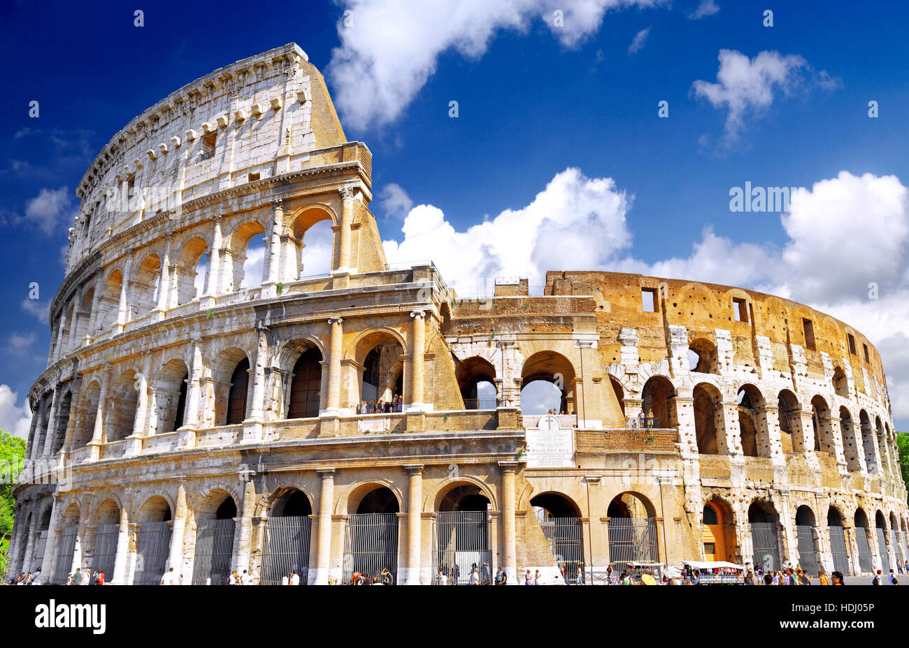 The Colosseum, the world famous landmark in Rome, Italy Stock Photo - Alamy