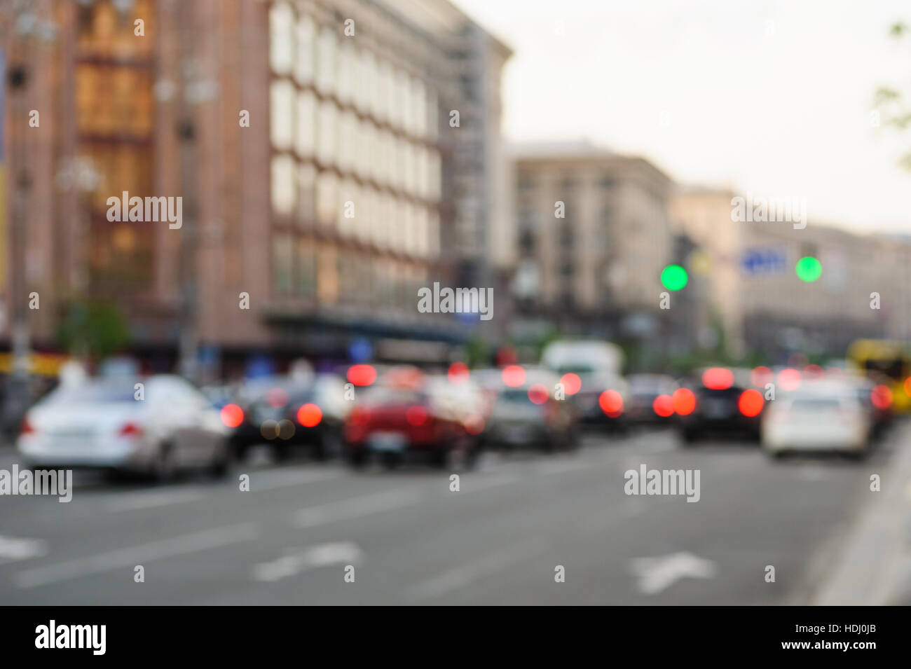Night road cars in blurred hi-res stock photography and images - Alamy