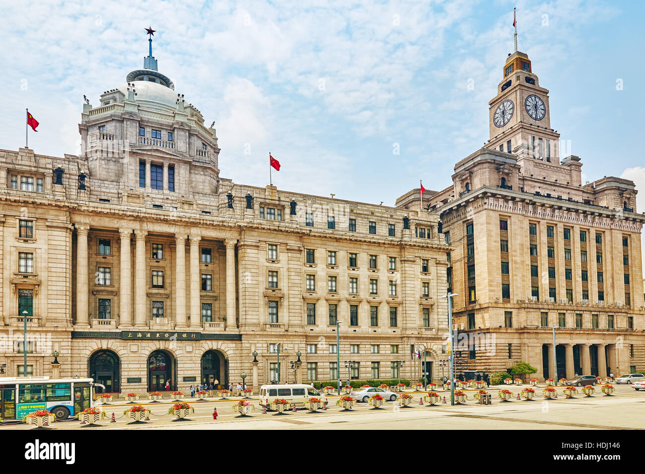 SHANGHAI, CHINA - MAY 25,2015:Beautiful view of Shanghai - Bund or ...