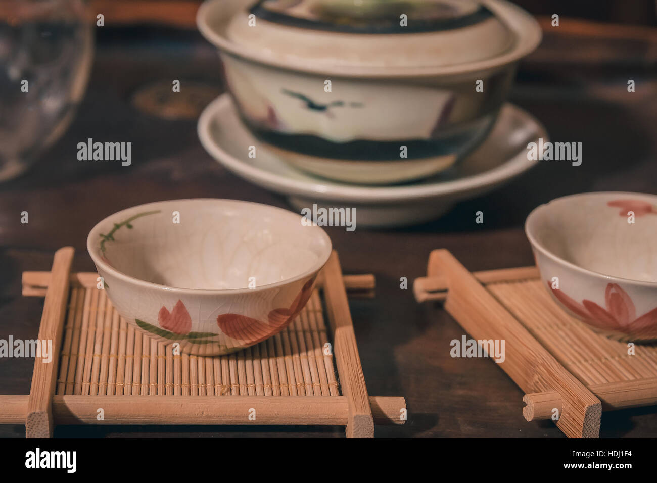 Closeup set of China tea Stock Photo - Alamy