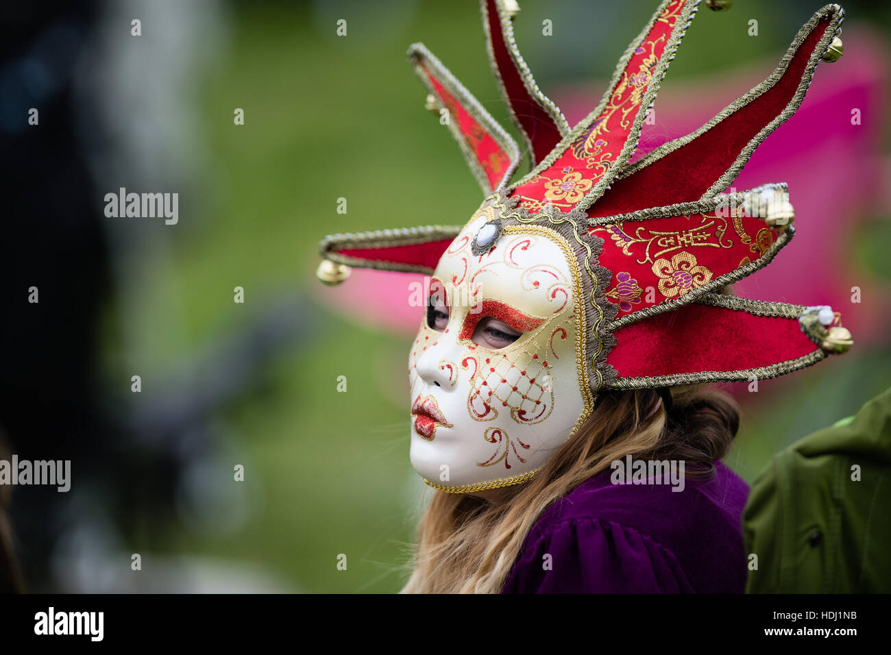 Audience members wearing fancy dress hi-res stock photography and ...