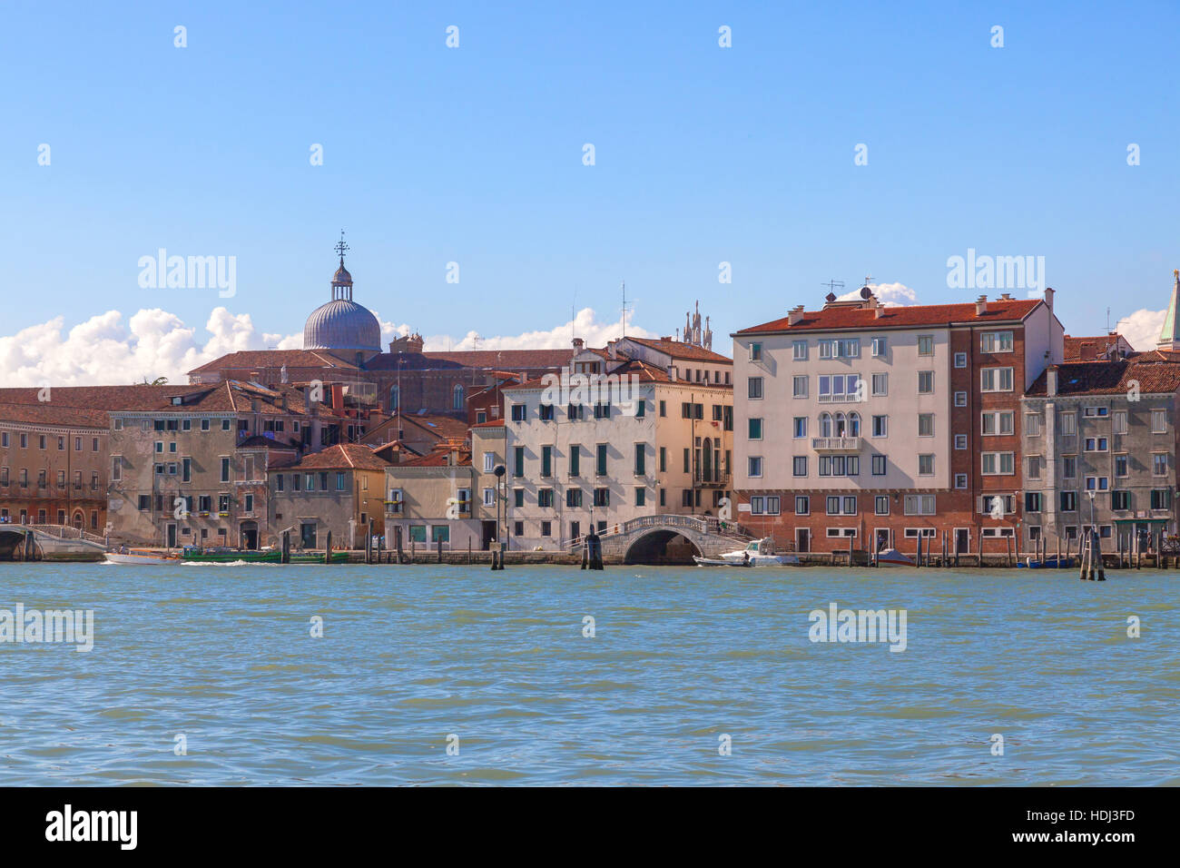 View of waterfront in Venice Stock Photo - Alamy