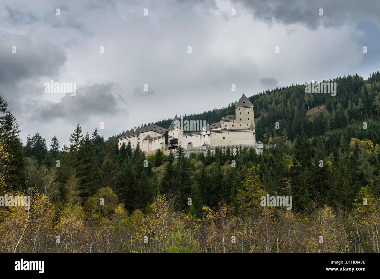 Castle Moosham in Lungau Austria Stock Photo - Alamy