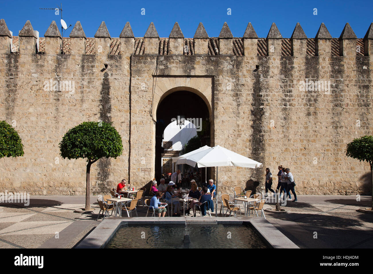 Arabic walls, Cordoba, Andalucia, Spain, Europe Stock Photo - Alamy