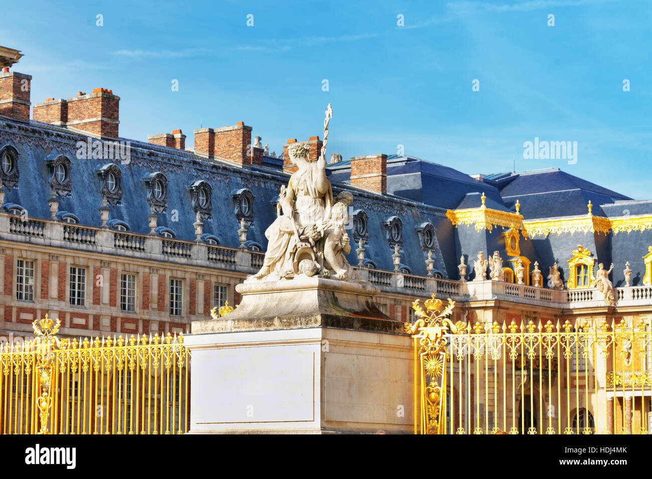 Front Main Gate French Art Palace High Resolution Stock Photography and ...