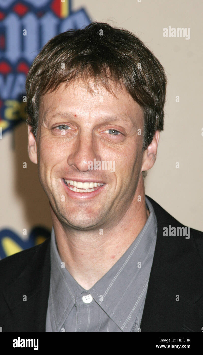 Skater boarder Tony Hawk arrives at the Spike TV Video Game Awards on ...