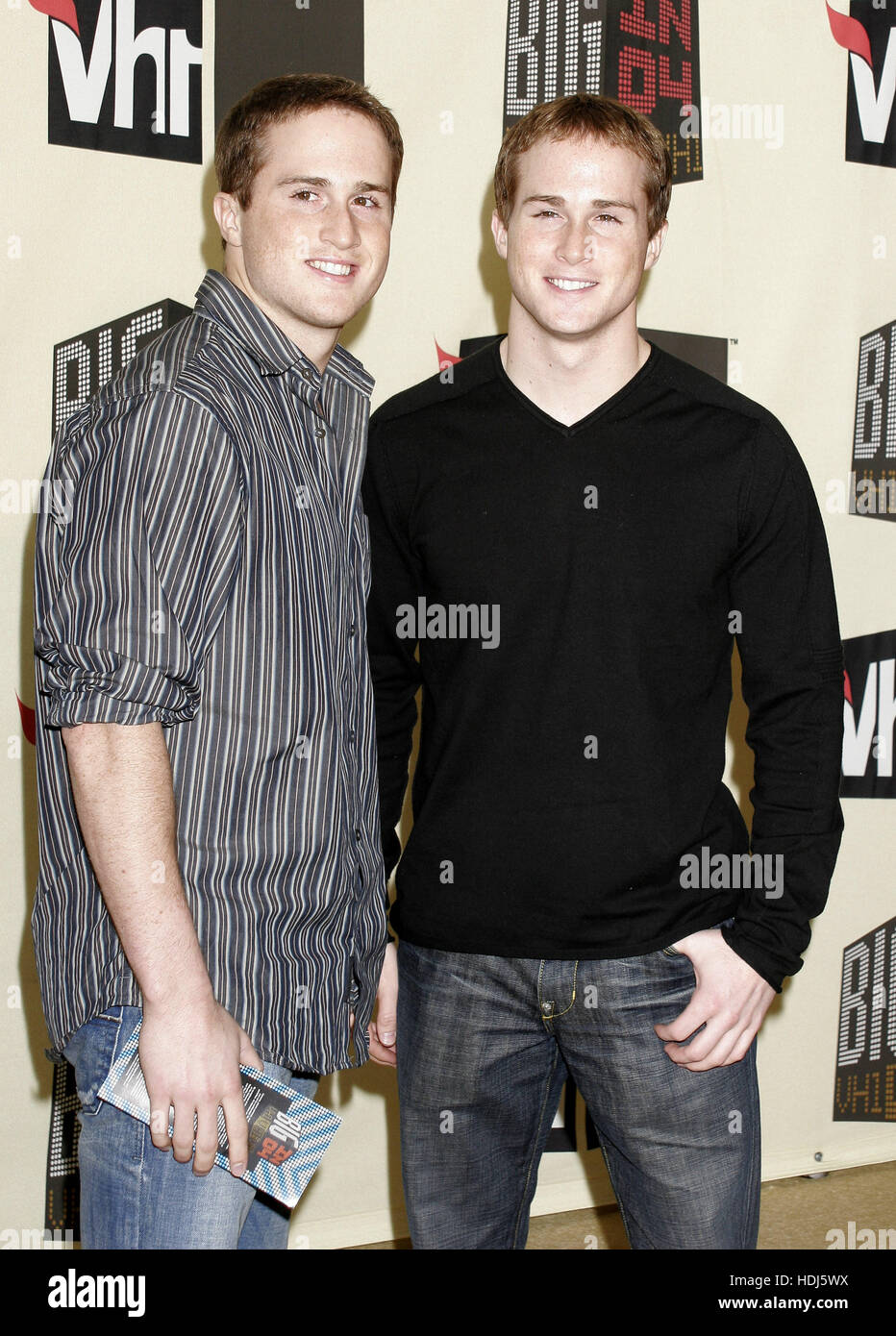 Gold medalist Paul Hamm, right, and his brother Morgan Hamm, at VH-1's ...