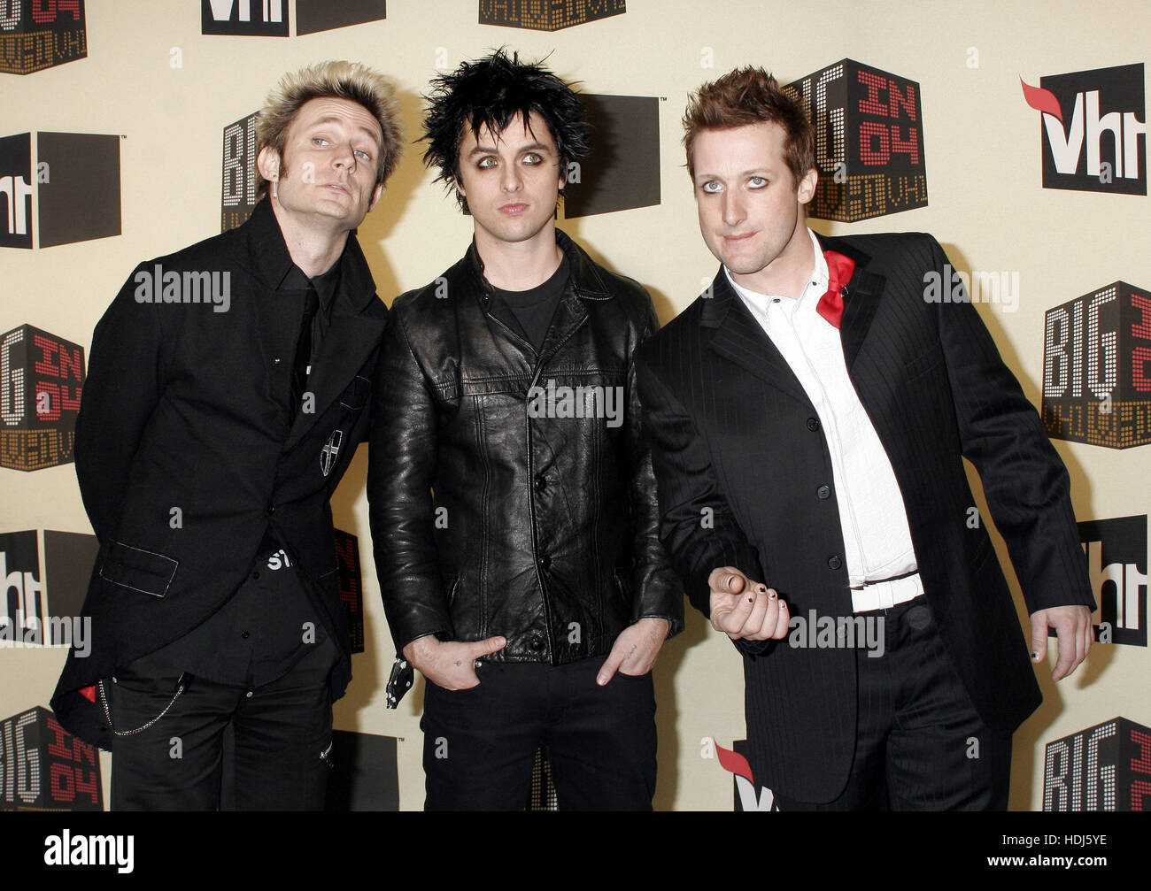 Green Day at VH-1's Big in 2004 award show on December 1, 2004 in Los ...