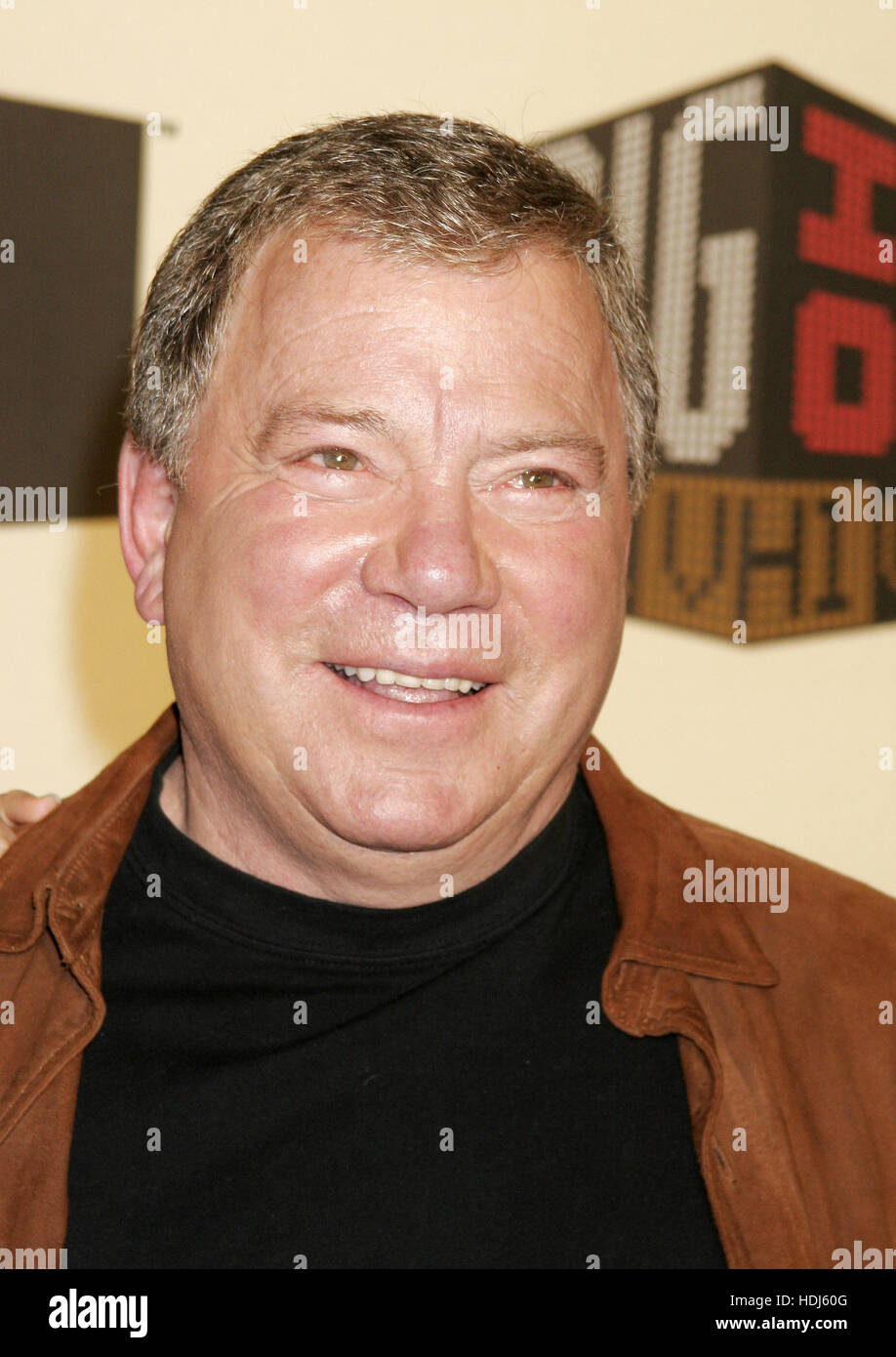 William Shatner at VH-1's Big in 2004 award show on December 1, 2004 in ...