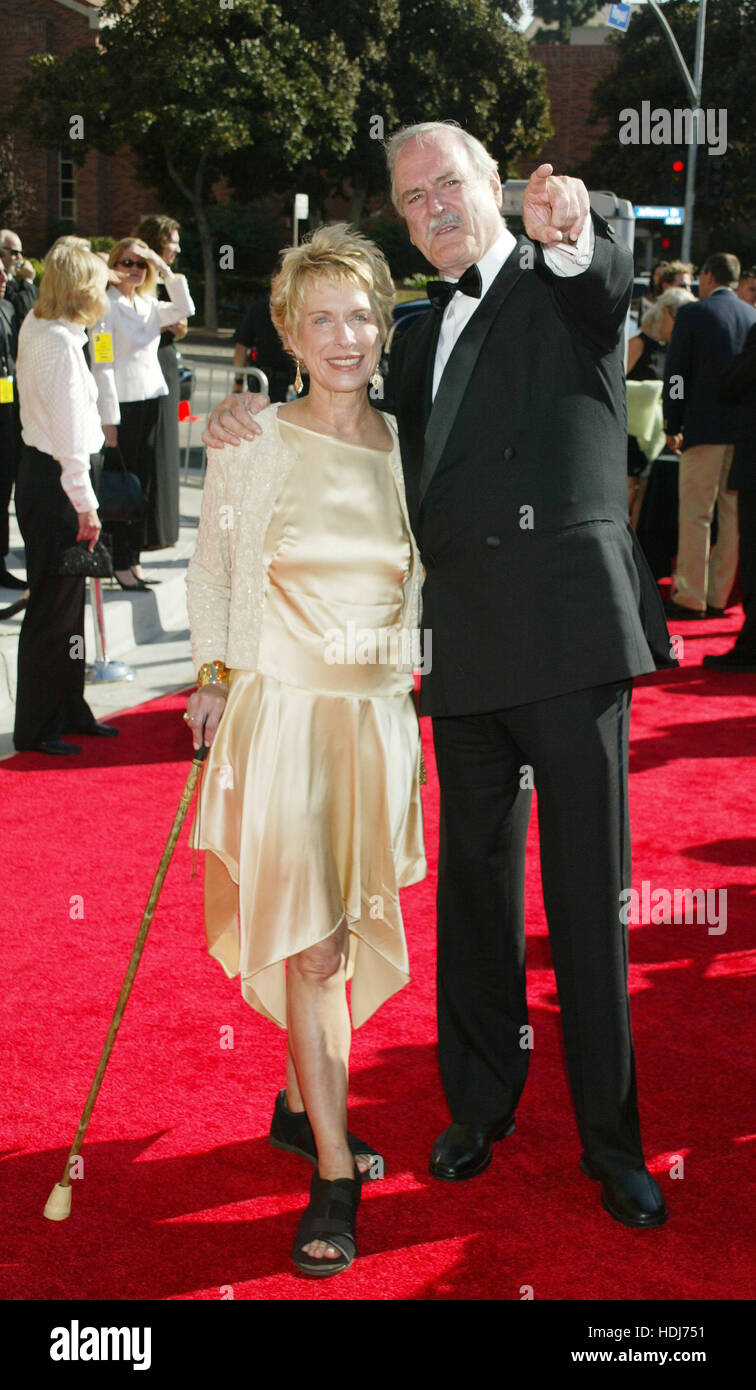John Cleese and Alice Faye Eichelberger at the 2004 Primetime Creative ...