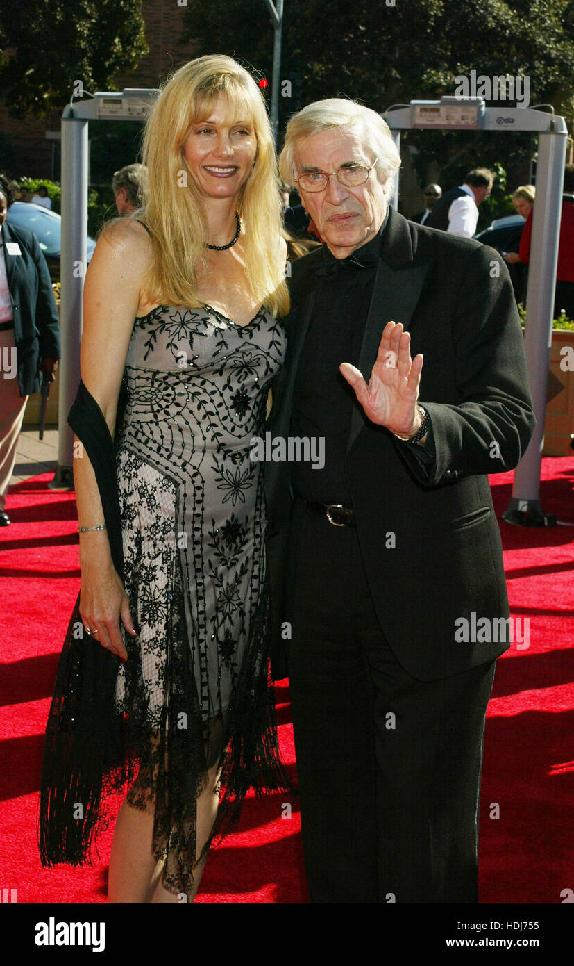 Martin Landau and Gretchen Becker at the 2004 Primetime Creative Arts ...