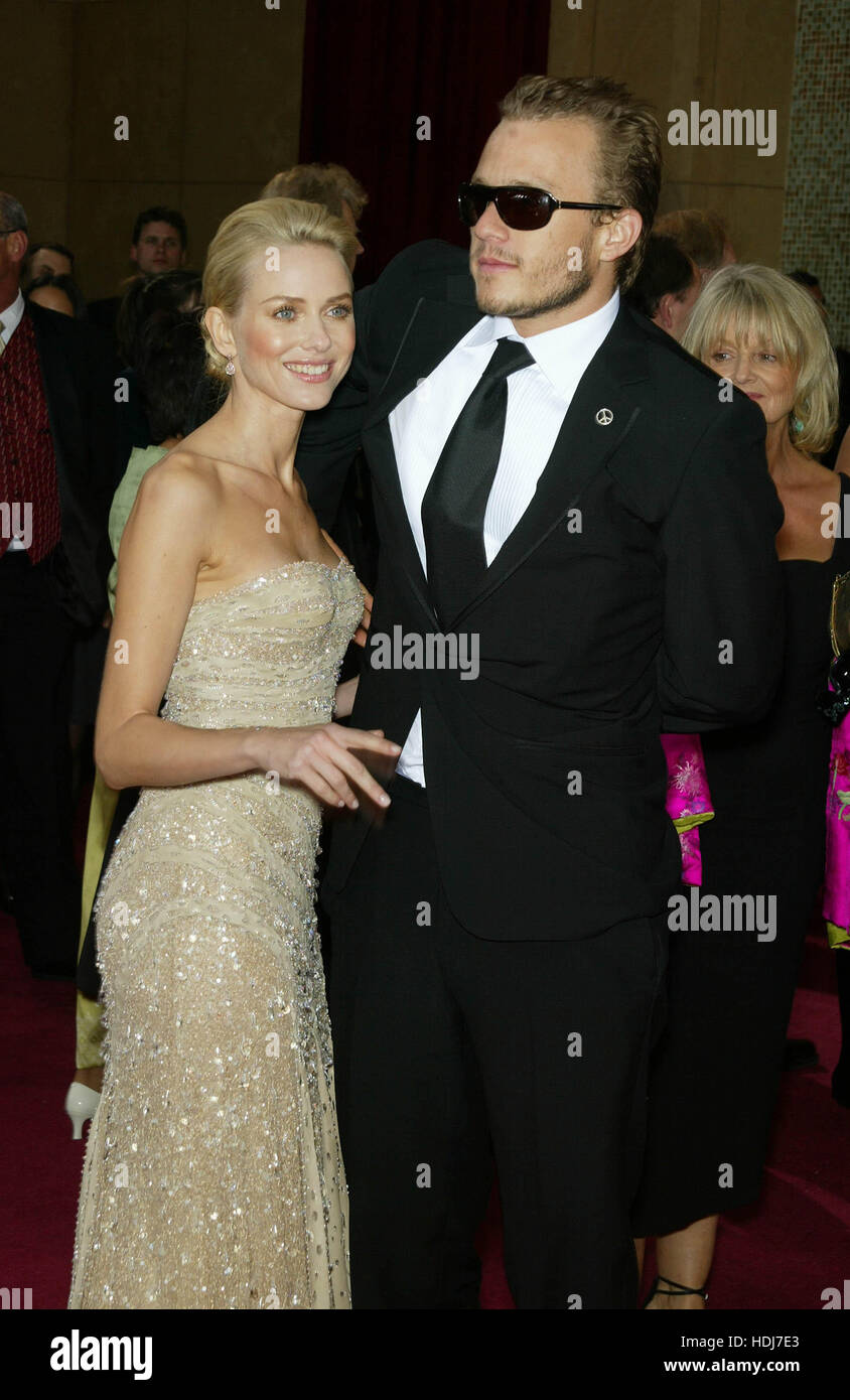 Actor Heath Ledger Girlfriend Actress High Resolution Stock Photography ...