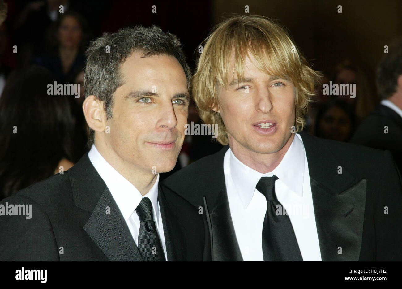 Ben Stiller, left, and Owen Wilson at the Academy Awards in Hollywood ...
