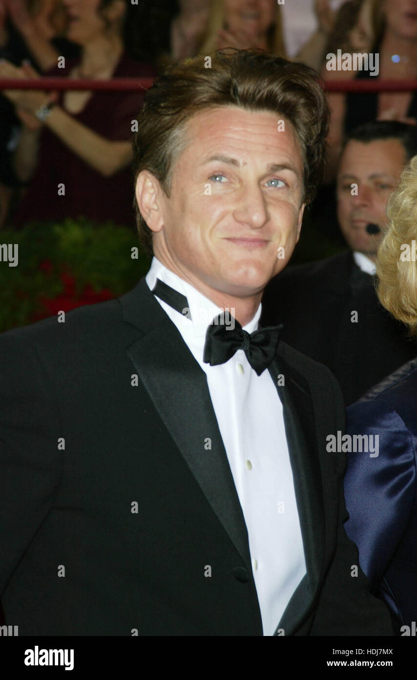 Sean Penn at the Academy Awards in Hollywood, California on February 29 ...