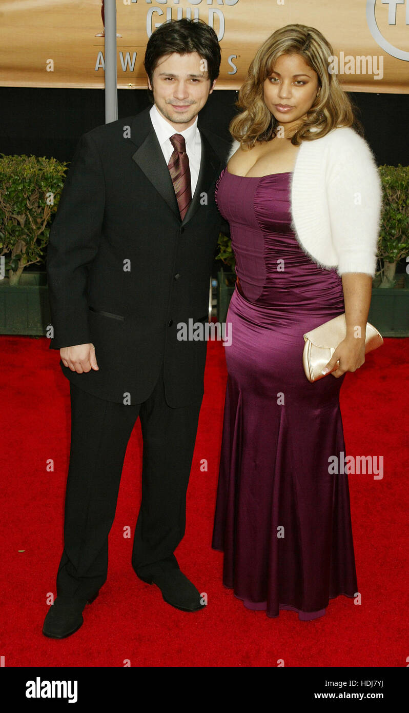 Freddy Rodriguez and wife, Elsie, at the Screen Actors Guild Awards in ...