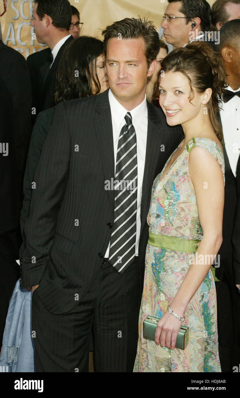Matthew Perry and Rachel Dunn at the Screen Actors Guild Awards in Los ...