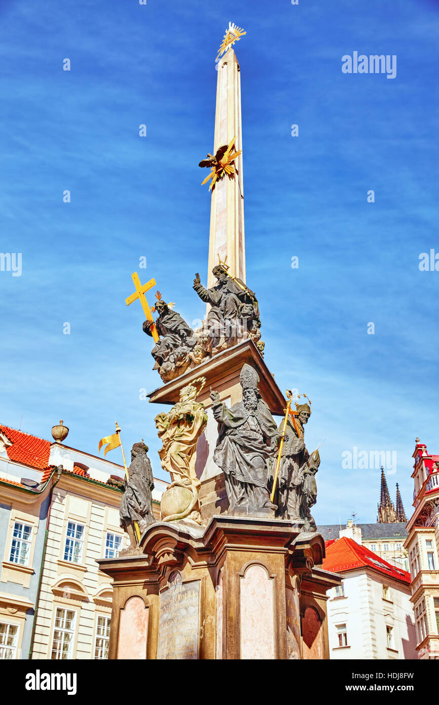 Marian columns are religious monuments built in honour of the Blessed ...