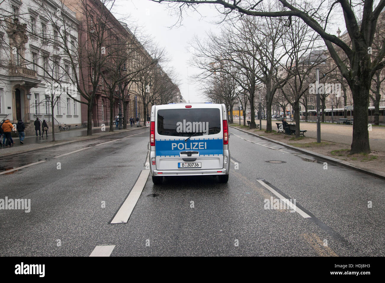 Berlin police car van polizei hi-res stock photography and images - Alamy
