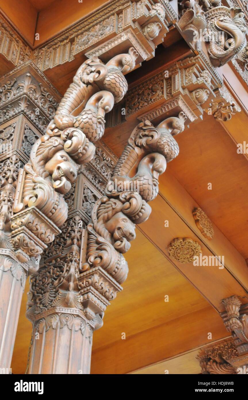 Detailed carving at the Neasden Hindu temple, London Stock Photo - Alamy
