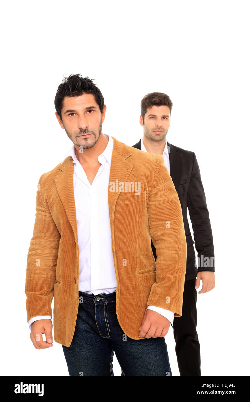 portrait of two business men with confidence Stock Photo - Alamy