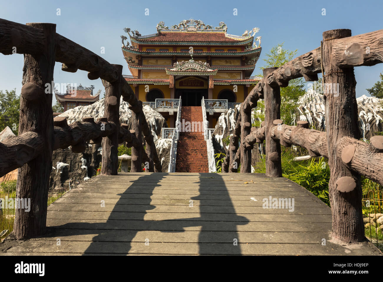 Vietnamese Temple Lumbini Stock Photo - Alamy
